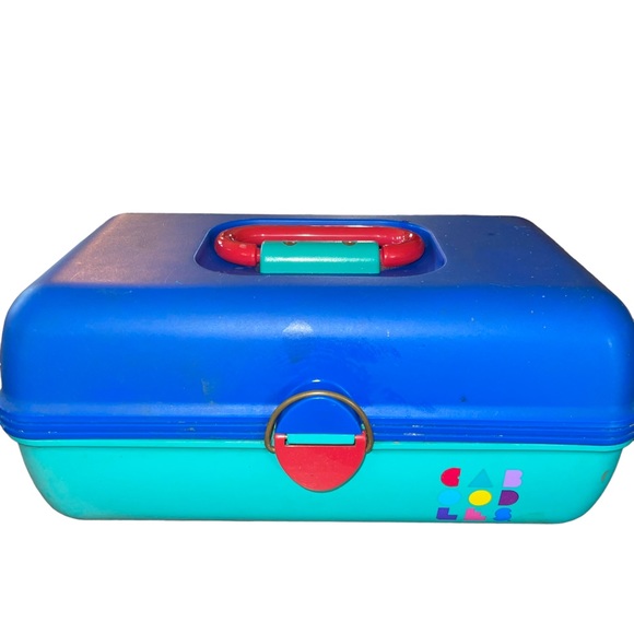 Caboodles | Bags | Caboodles Makeup Case Original Vintage 262 Blue Pink ...